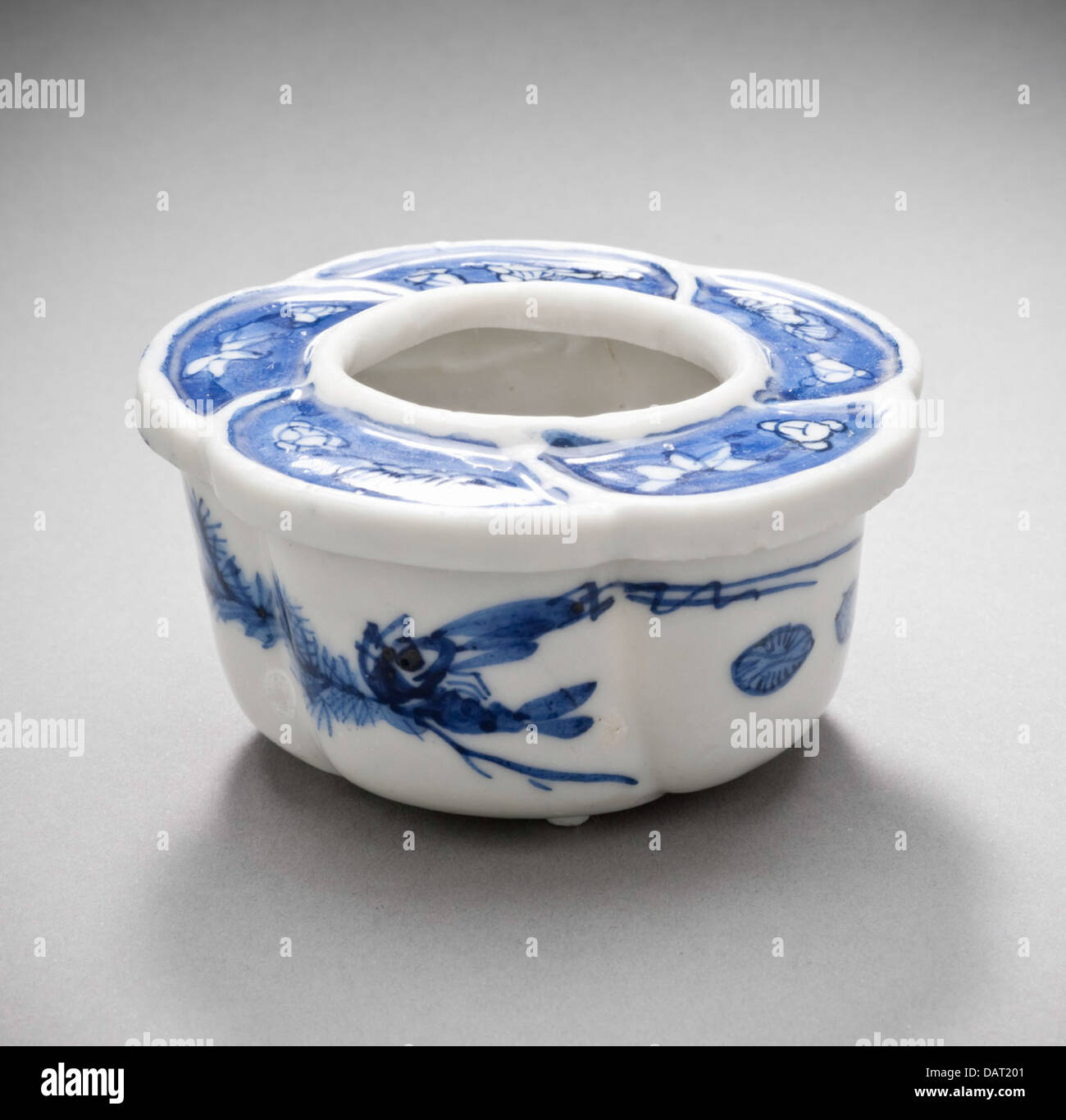 Ashtray or Brush Washer in the Form of a Plum Blossom, Pine Decor M ...