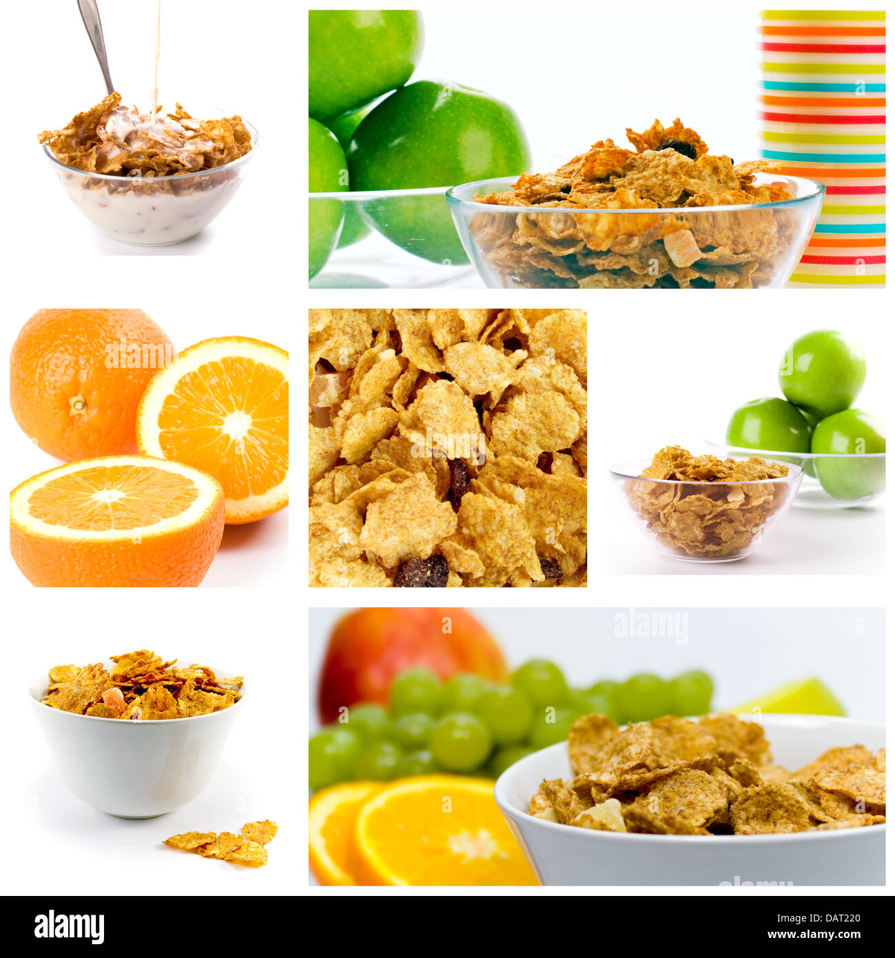 healthy breakfast collection Stock Photo - Alamy