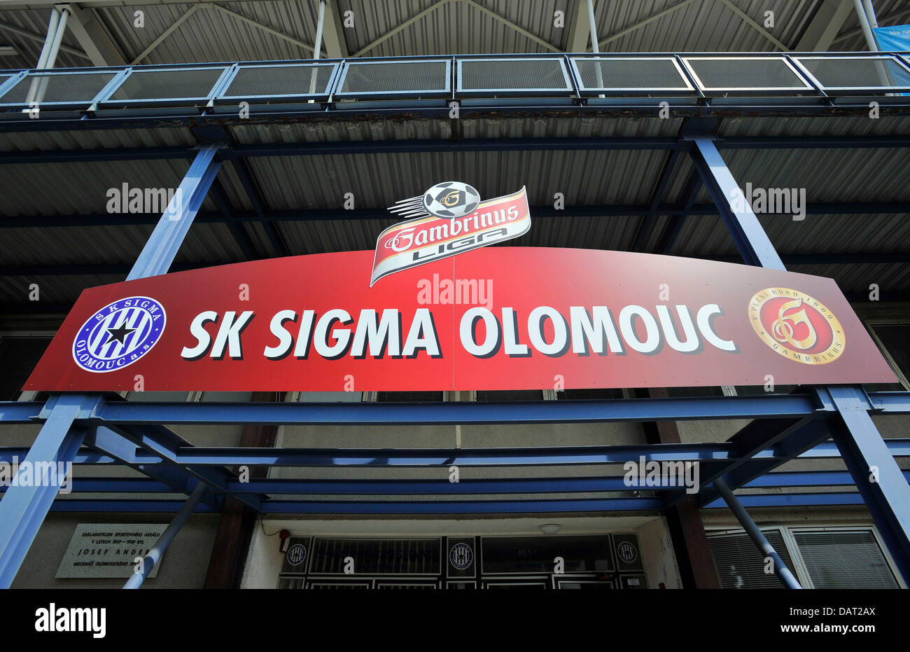 Andruv stadion, home ground of SK Sigma Olomouc in Olomouc, Czech ...