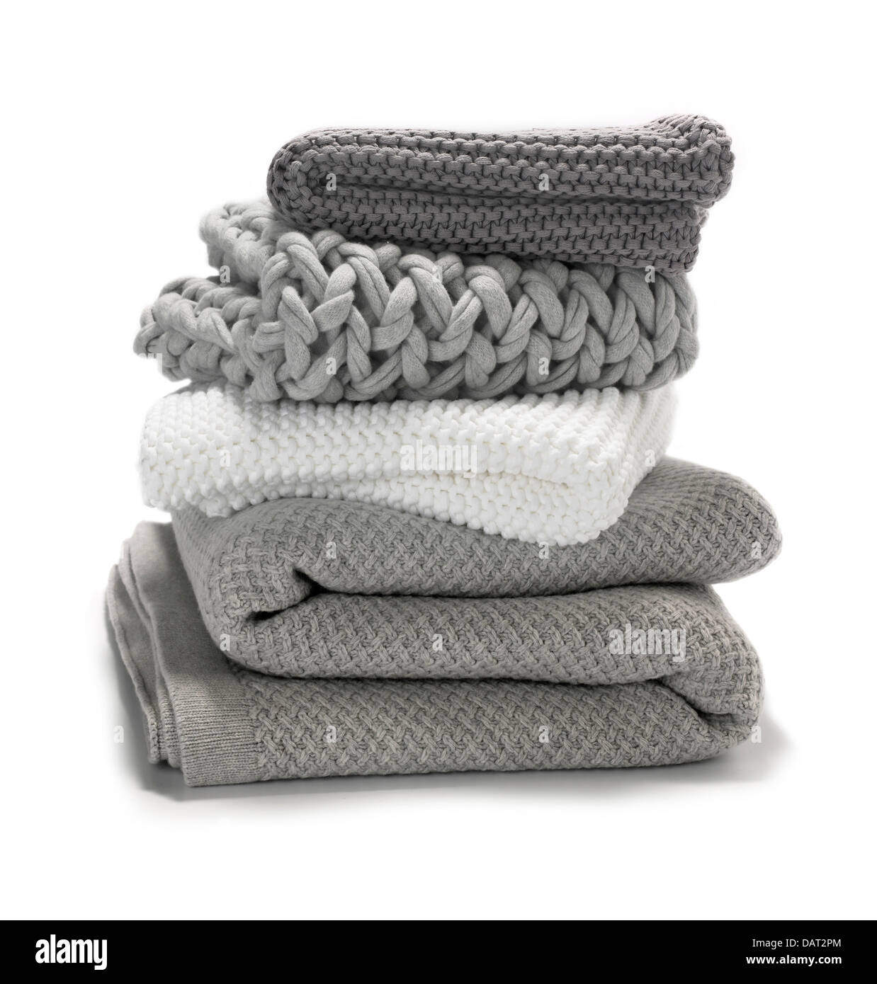 Fabric background white grey Cut Out Stock Images & Pictures - Alamy