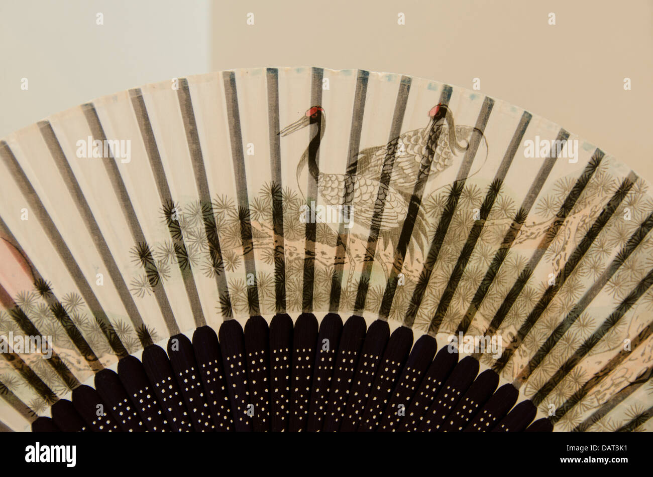 China, Shanghai. Historic 'Old Town' marketplace. Hand-made fan with ...