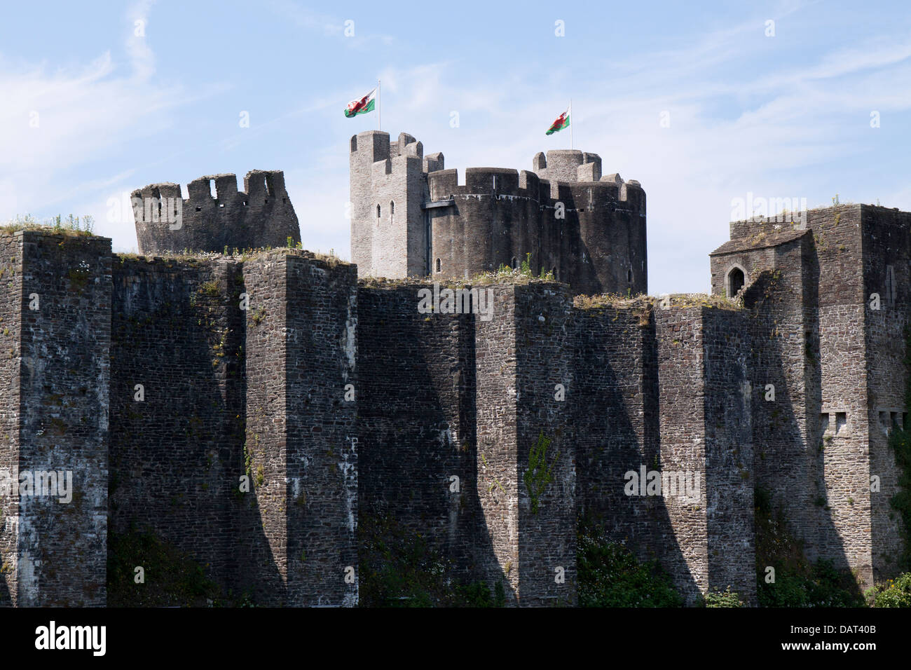 Caerphilly castle hi-res stock photography and images - Alamy