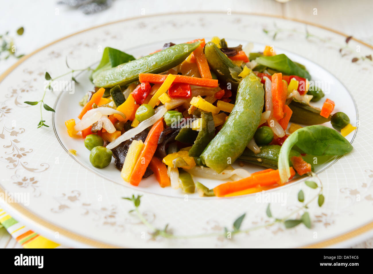 roasted vegetable assortment, food Stock Photo - Alamy