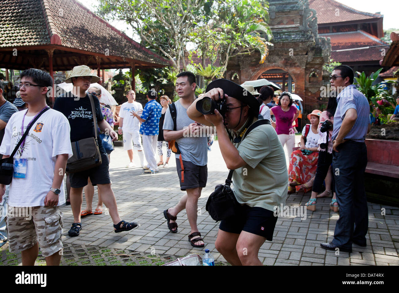 Chinese tourists in Ubud, Bali Stock Photo - Alamy