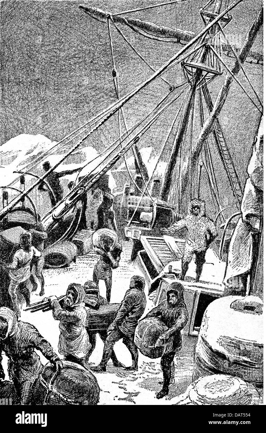 Expedition in the arctic 1872 1874 hi-res stock photography and images ...