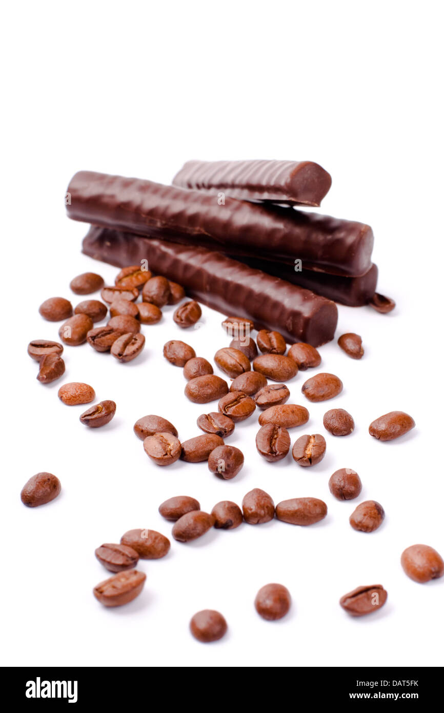 chocolate bars and coffee Stock Photo - Alamy