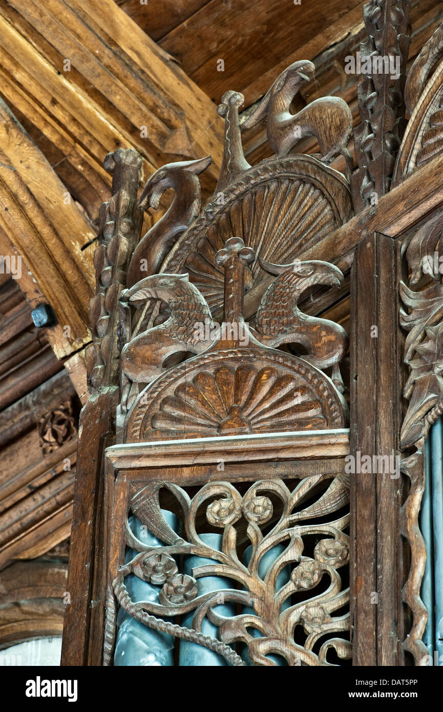Medieval wooden carving hi-res stock photography and images - Alamy
