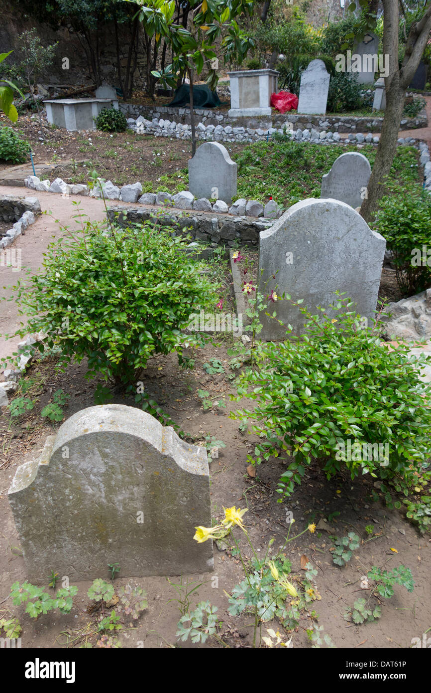 Trafalgar Cemetery in Gibraltar, UK Stock Photo - Alamy