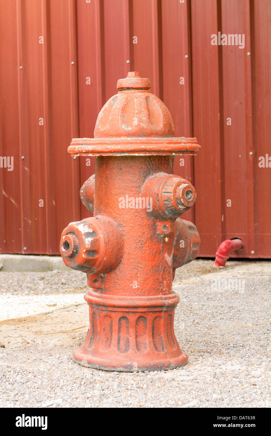 a street hydrant Red Stock Photo - Alamy