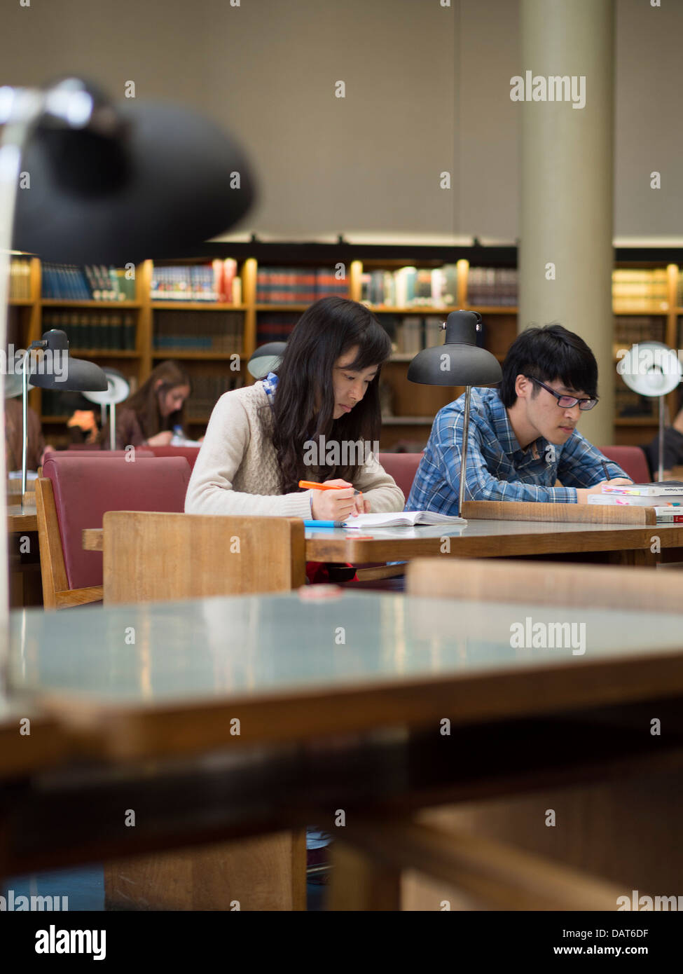 Asian teens studying hi-res stock photography and images - Alamy