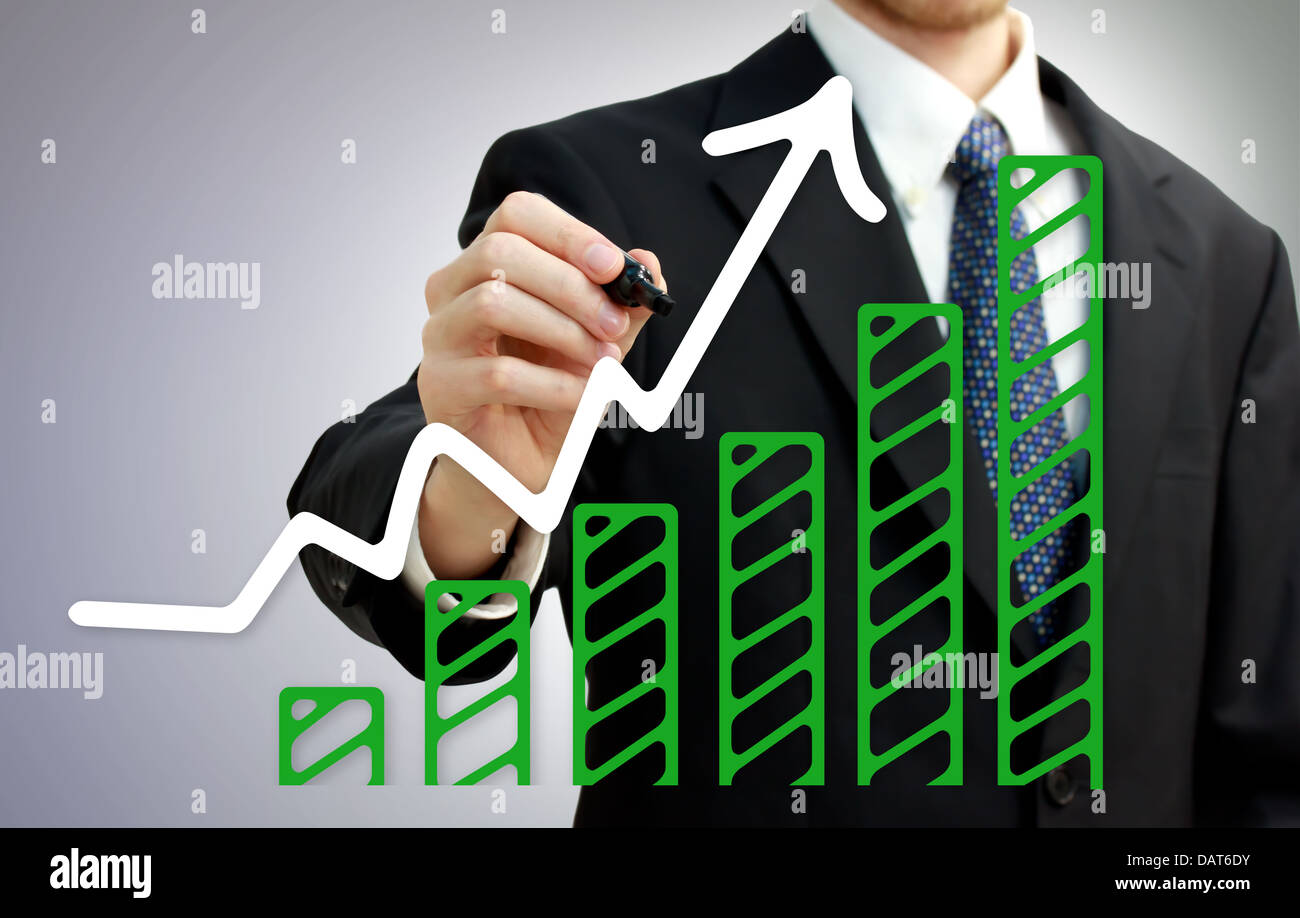 Rising up chart hi-res stock photography and images - Alamy