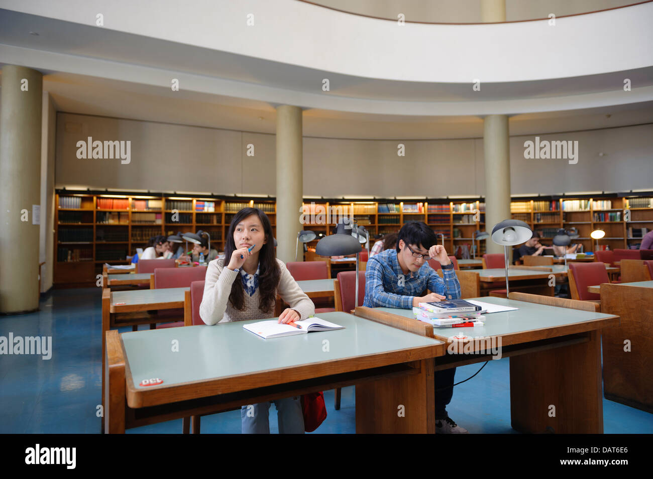 Asian teens studying hi-res stock photography and images - Alamy