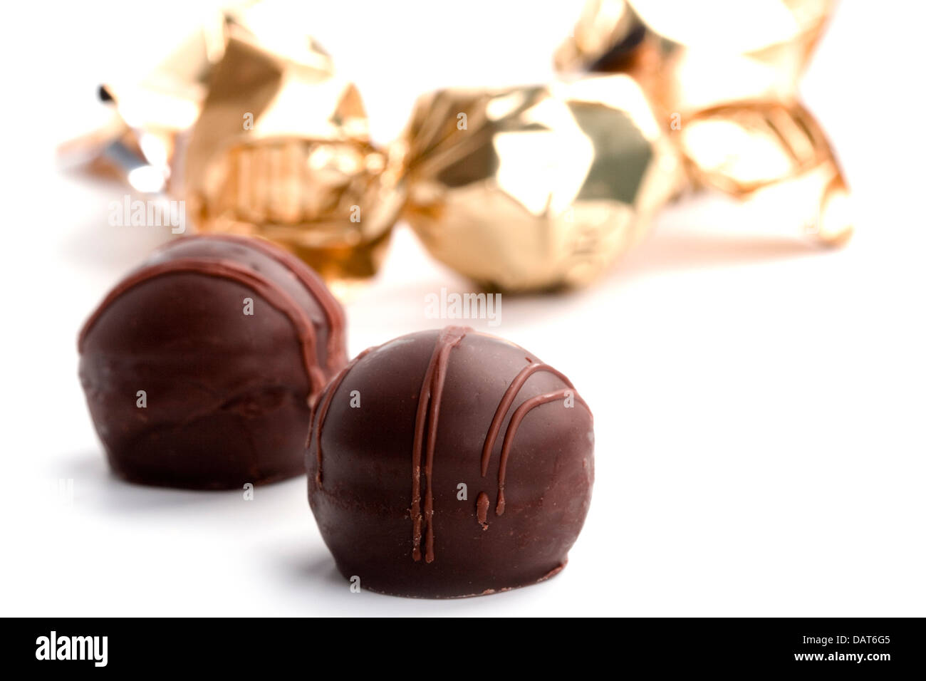 Two chocolate candies hi-res stock photography and images - Alamy