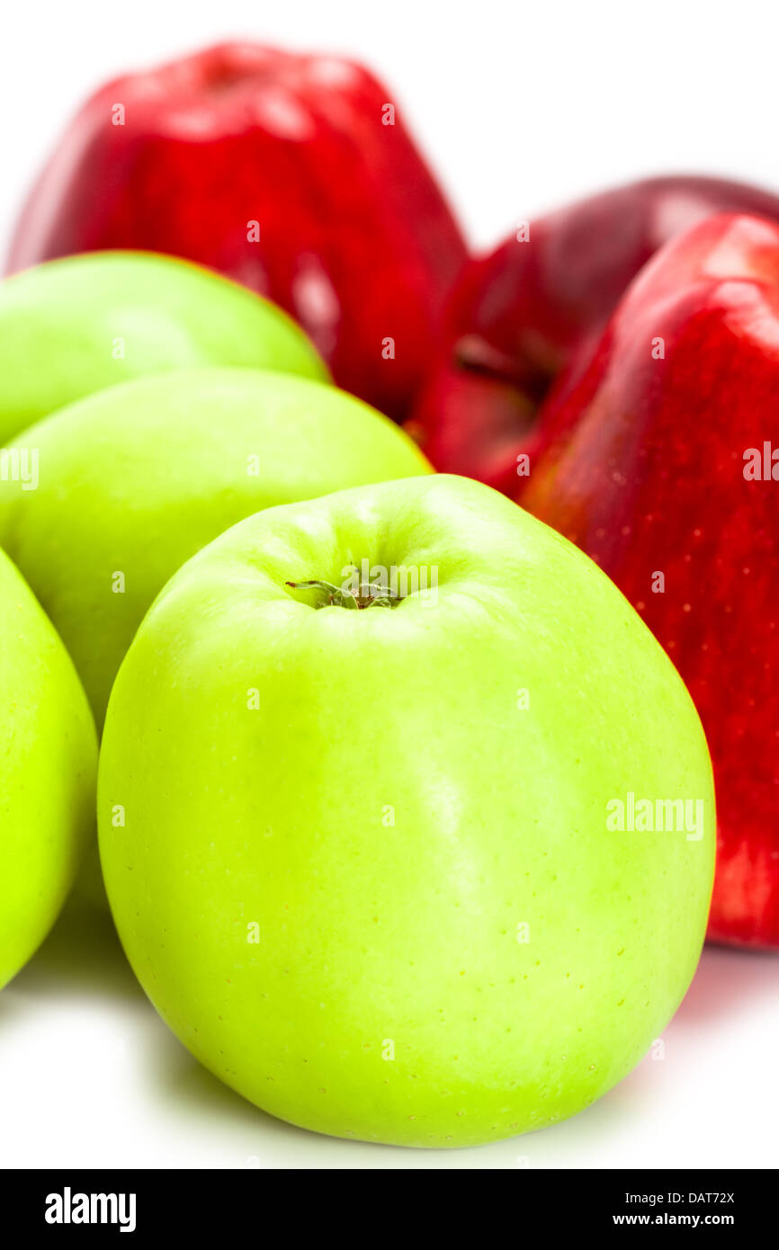 green and red apples Stock Photo - Alamy