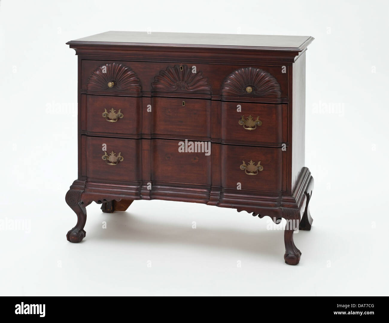Block-and-Shell Chest of Drawers M.2006.51.10a-b Stock Photo - Alamy