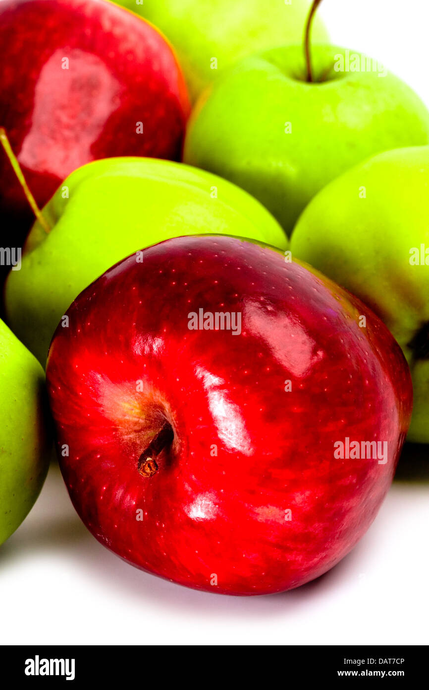 green and red apples Stock Photo - Alamy