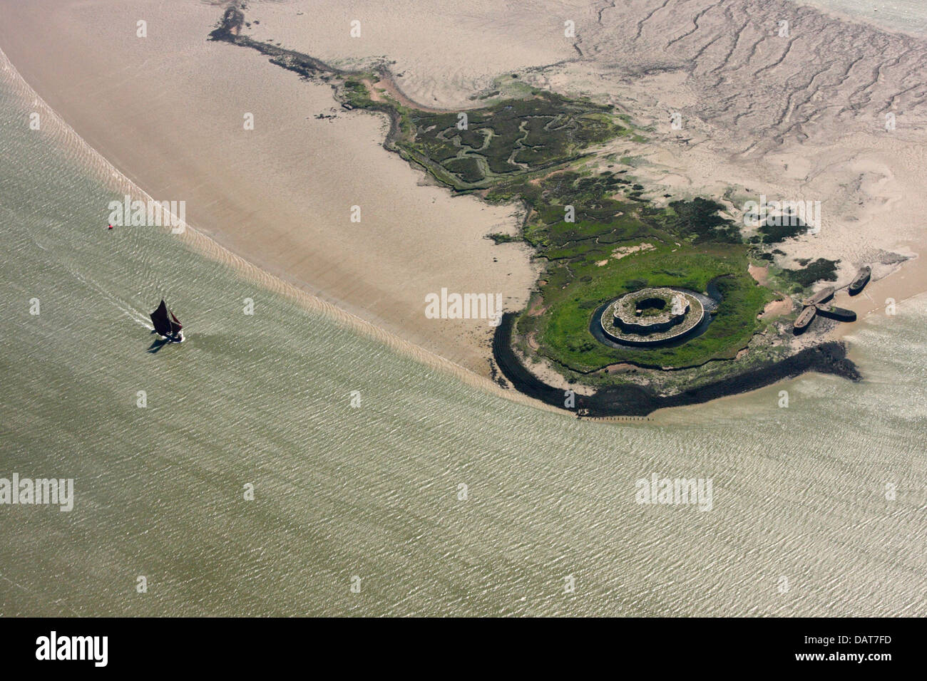 Darnet Fort in the River Medway, Kent Stock Photo - Alamy