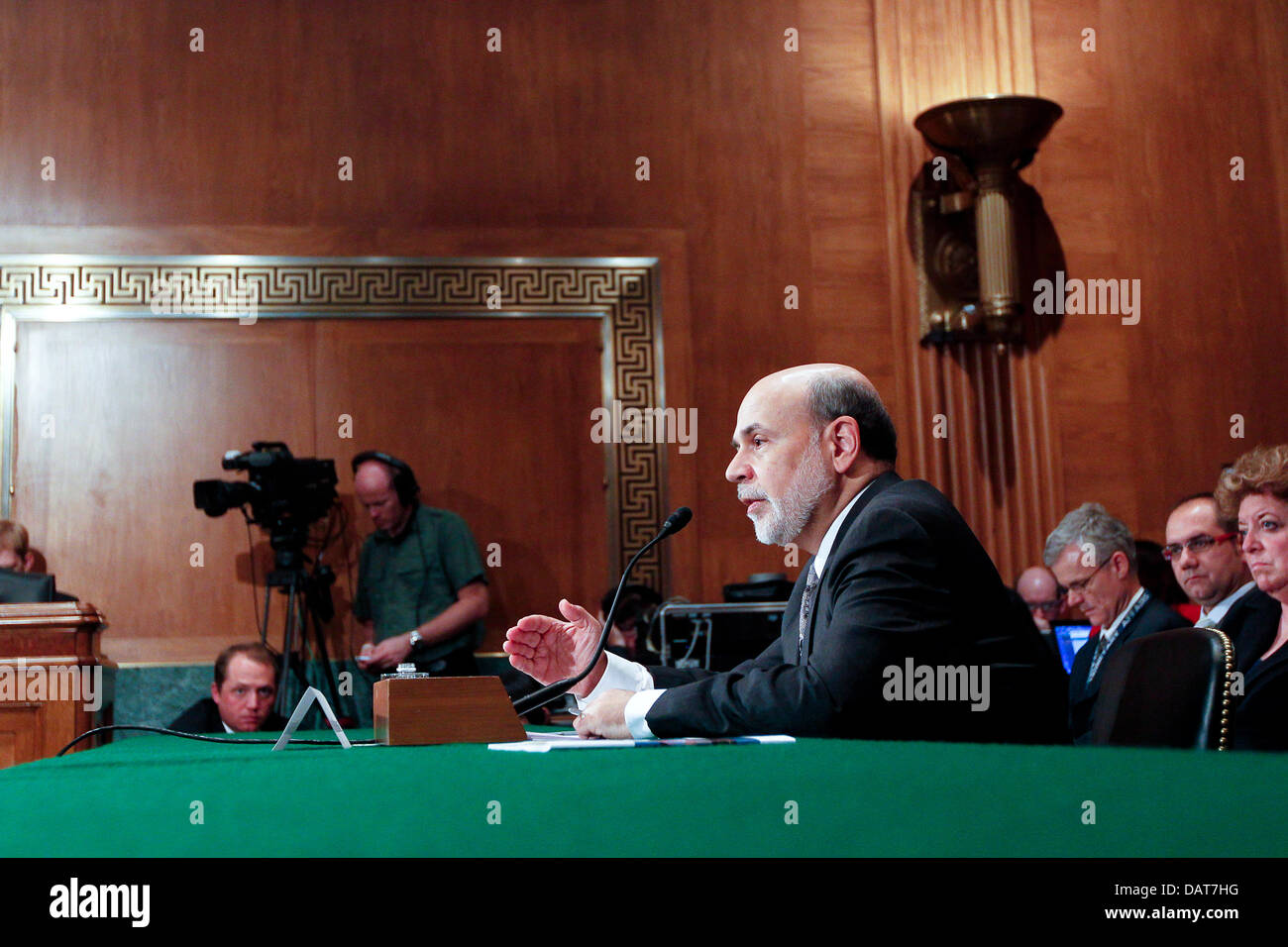 Washington, D.C, USA. 18th July, 2013. Federal Reserve Chairman BEN ...