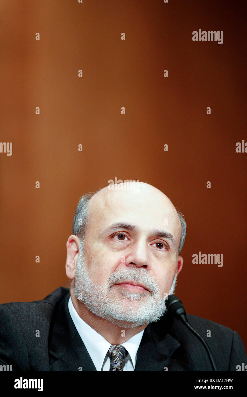 Washington, D.C, USA. 18th July, 2013. Federal Reserve Chairman BEN ...
