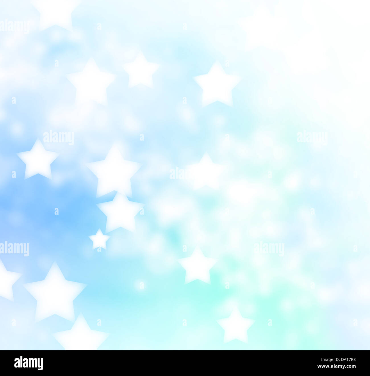 Abstract Blue Star Lights Background Stock Photo - Alamy