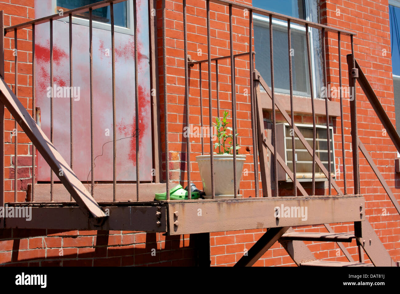 Shoes plant fire escape hi-res stock photography and images - Alamy