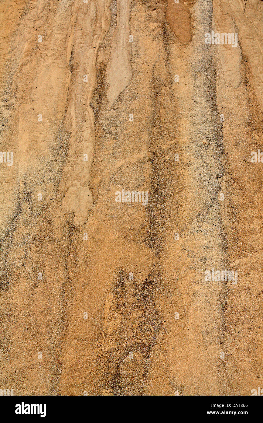 Sand Cliff Pattern Stock Photo - Alamy