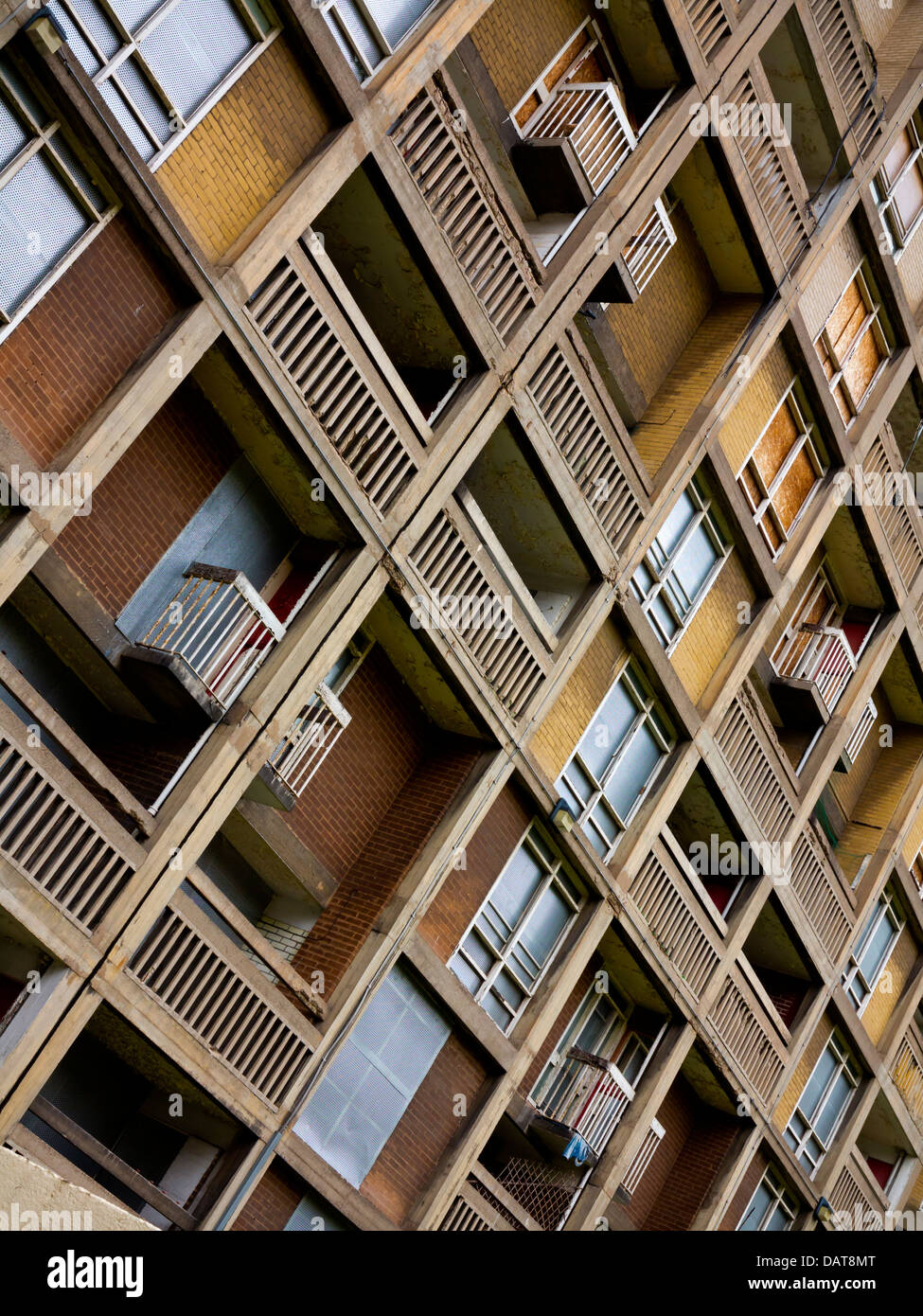Park Hill flats Sheffield England UK a listed building opened in 1961 ...