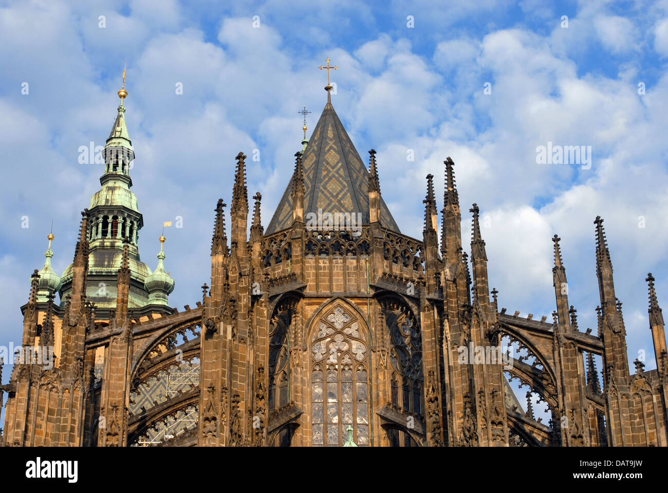 Gothic church towers Stock Photo - Alamy