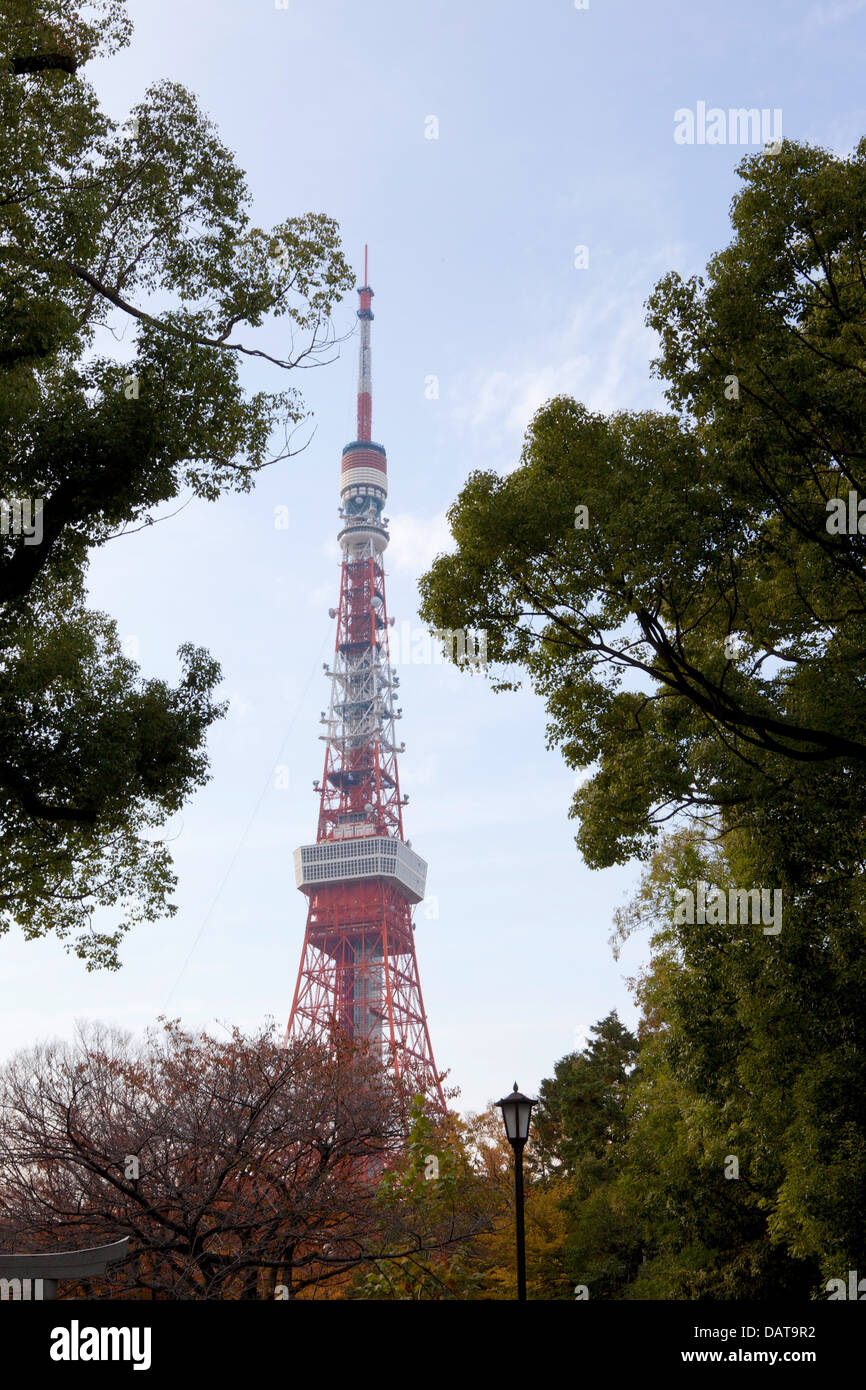 View of the Tokyo Tower, Tokyo Stock Photo - Alamy