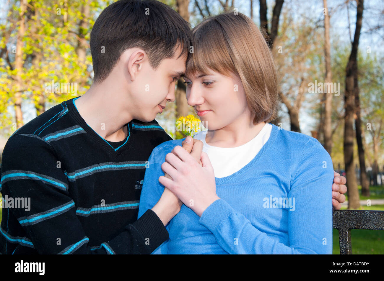 guy hugs girl Stock Photo - Alamy