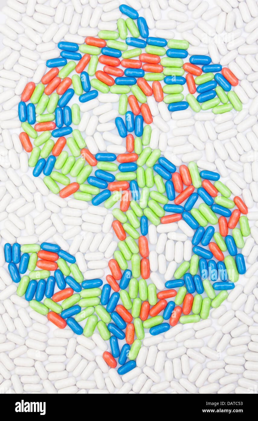 Pill dollar sign hi-res stock photography and images - Alamy