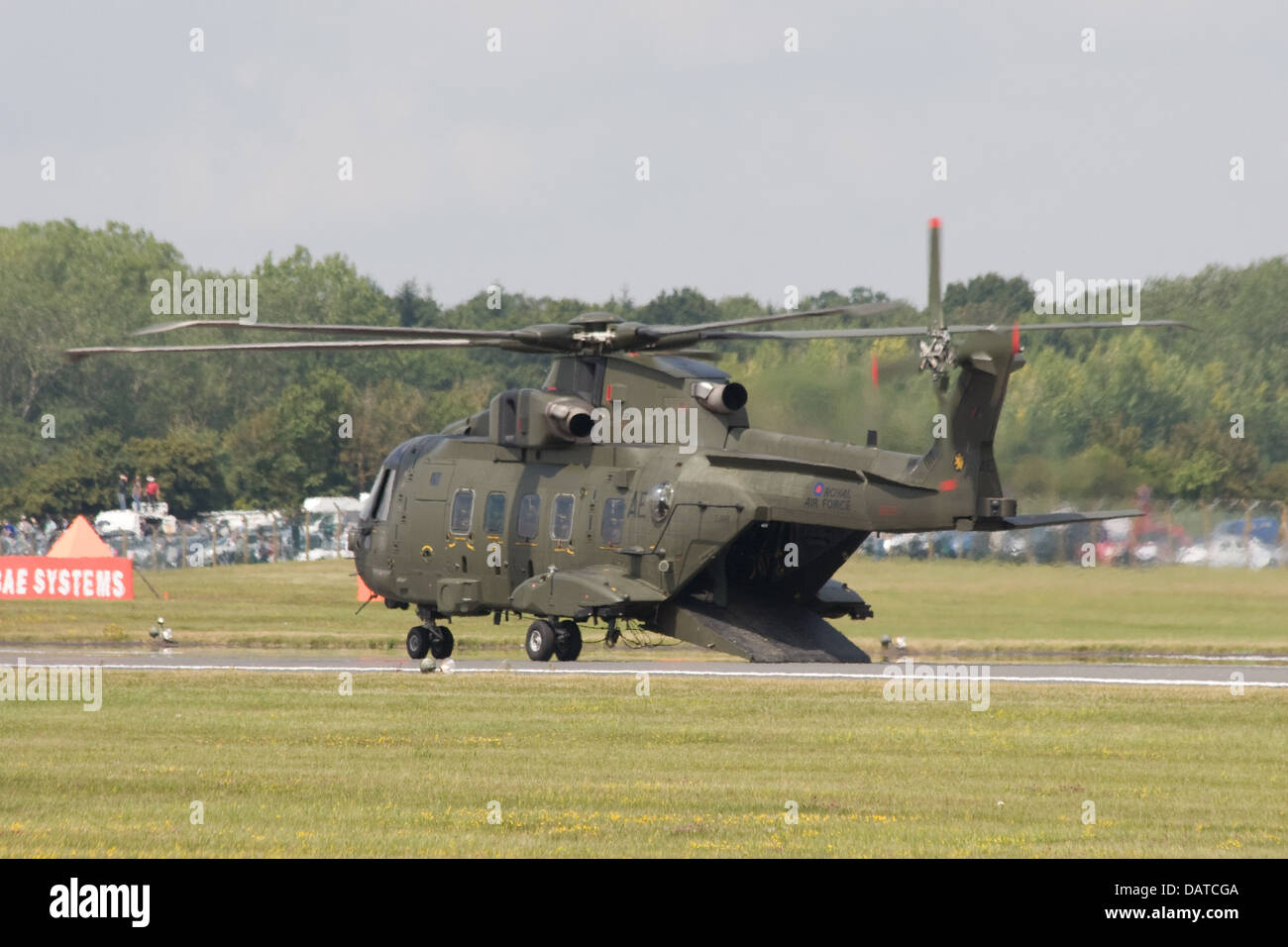RAF Merlin Mk3 Helicopter at Royal International Air Tattoo (RIAT ...