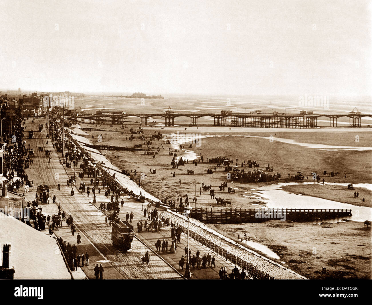 Blackpool tram victorian hi-res stock photography and images - Alamy