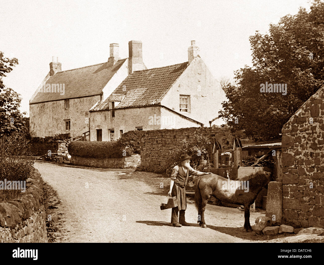 Embleton Blacksmith early 1900s Stock Photo - Alamy