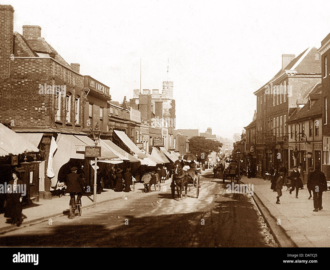 Sittingbourne High Street early 1900s Stock Photo - Alamy