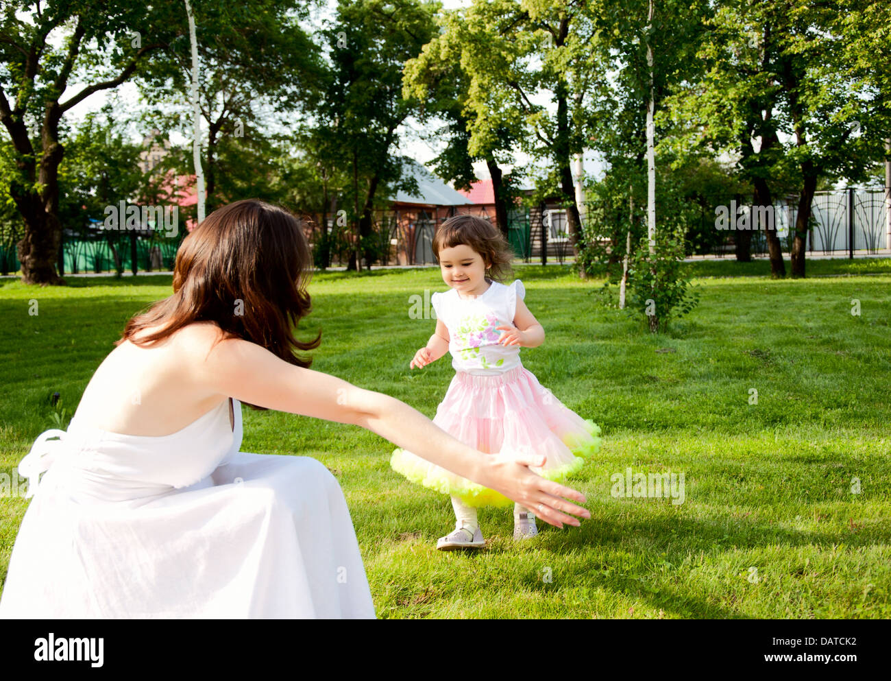 Towards to mum Stock Photo - Alamy