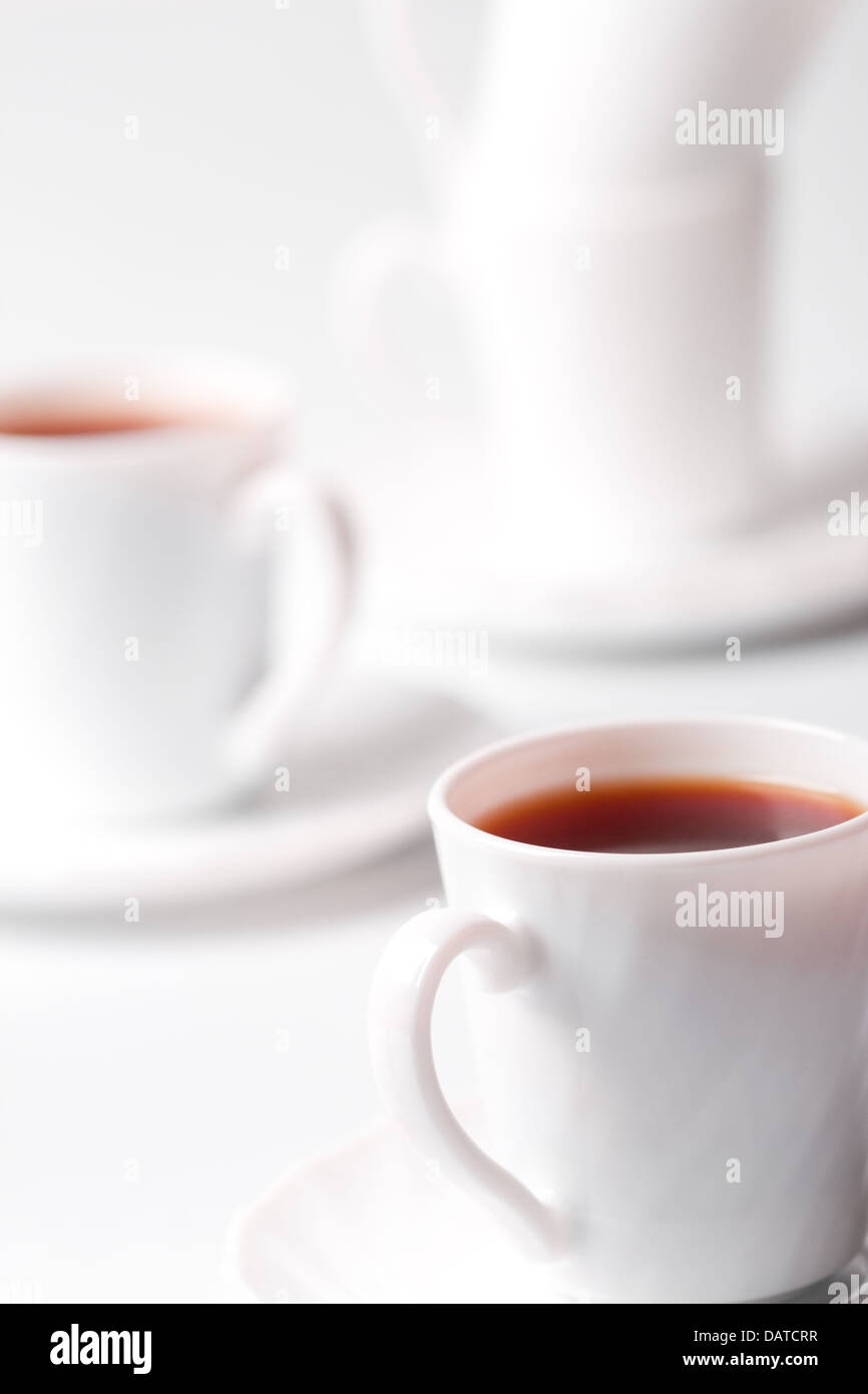 two cups of coffee Stock Photo - Alamy