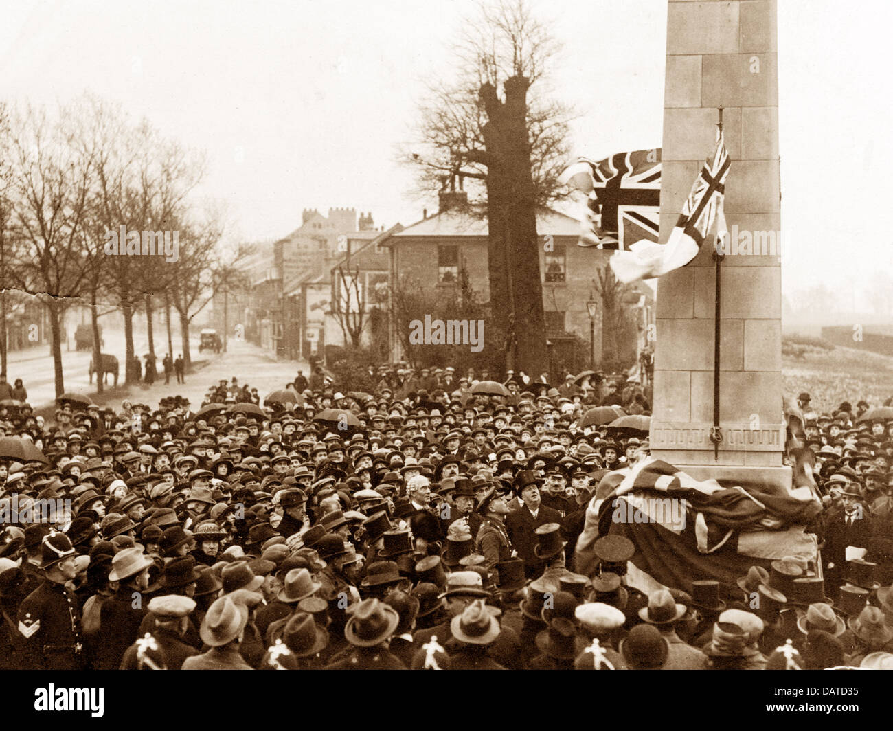 Doncaster Unveiling the War Memorial in 1923 Stock Photo - Alamy