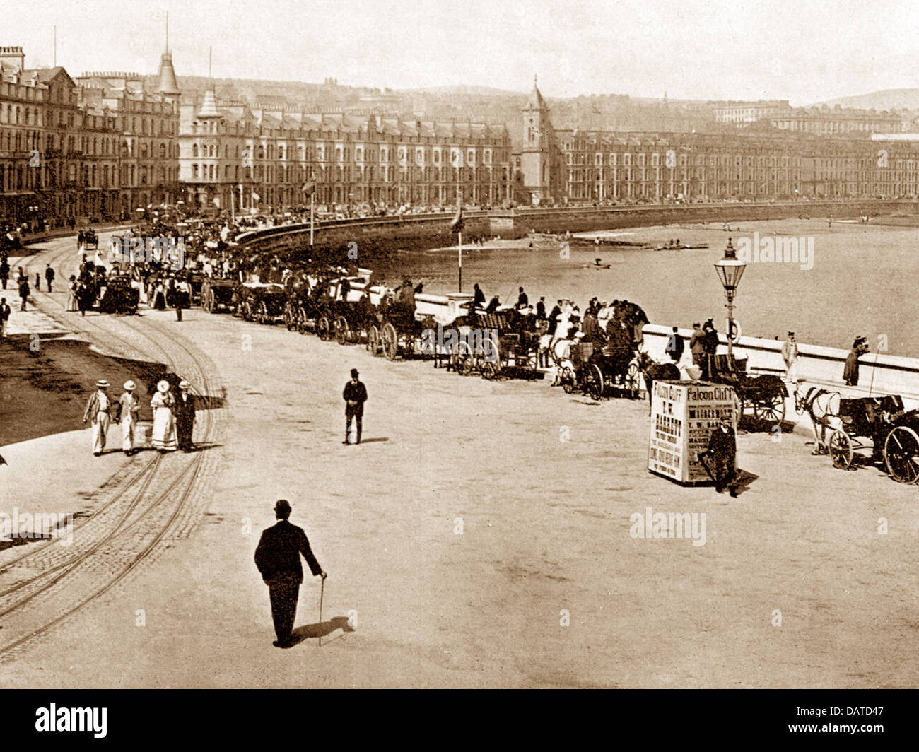 Douglas Promenade Isle of Man early 1900s Stock Photo - Alamy