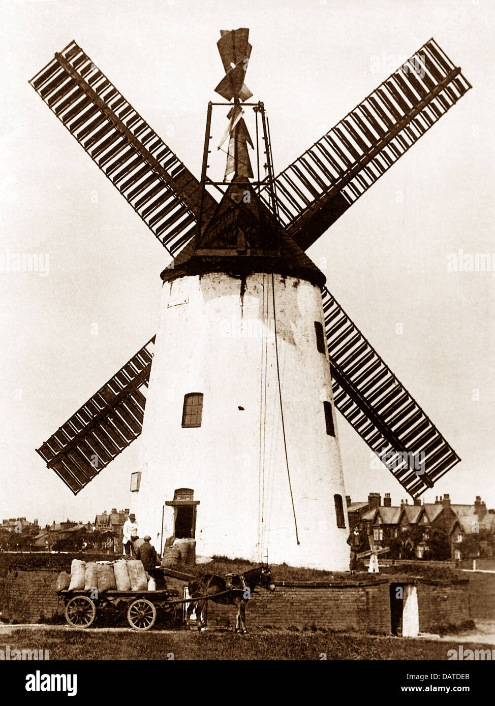 Lytham St. Annes Windmill early 1900s Stock Photo - Alamy