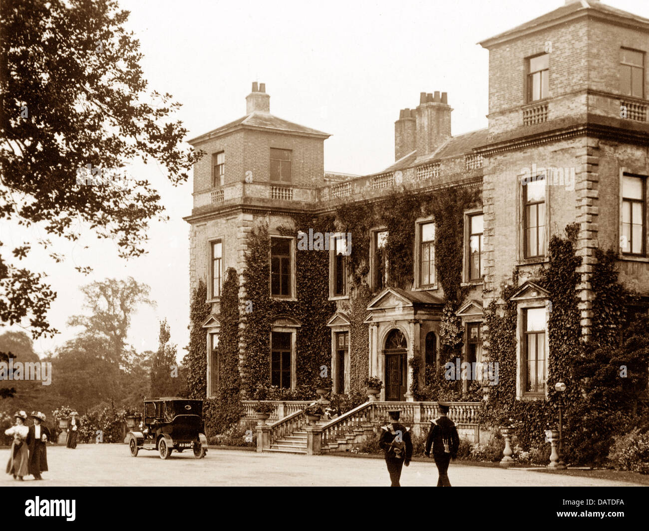 Blyth Hall Shustoke early 1900s Stock Photo - Alamy