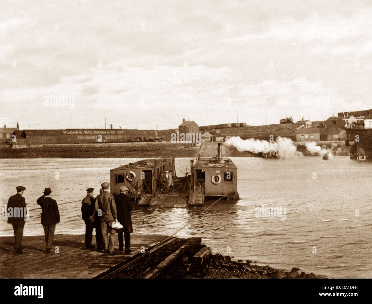 Blyth High Ferry early 1900s Stock Photo - Alamy