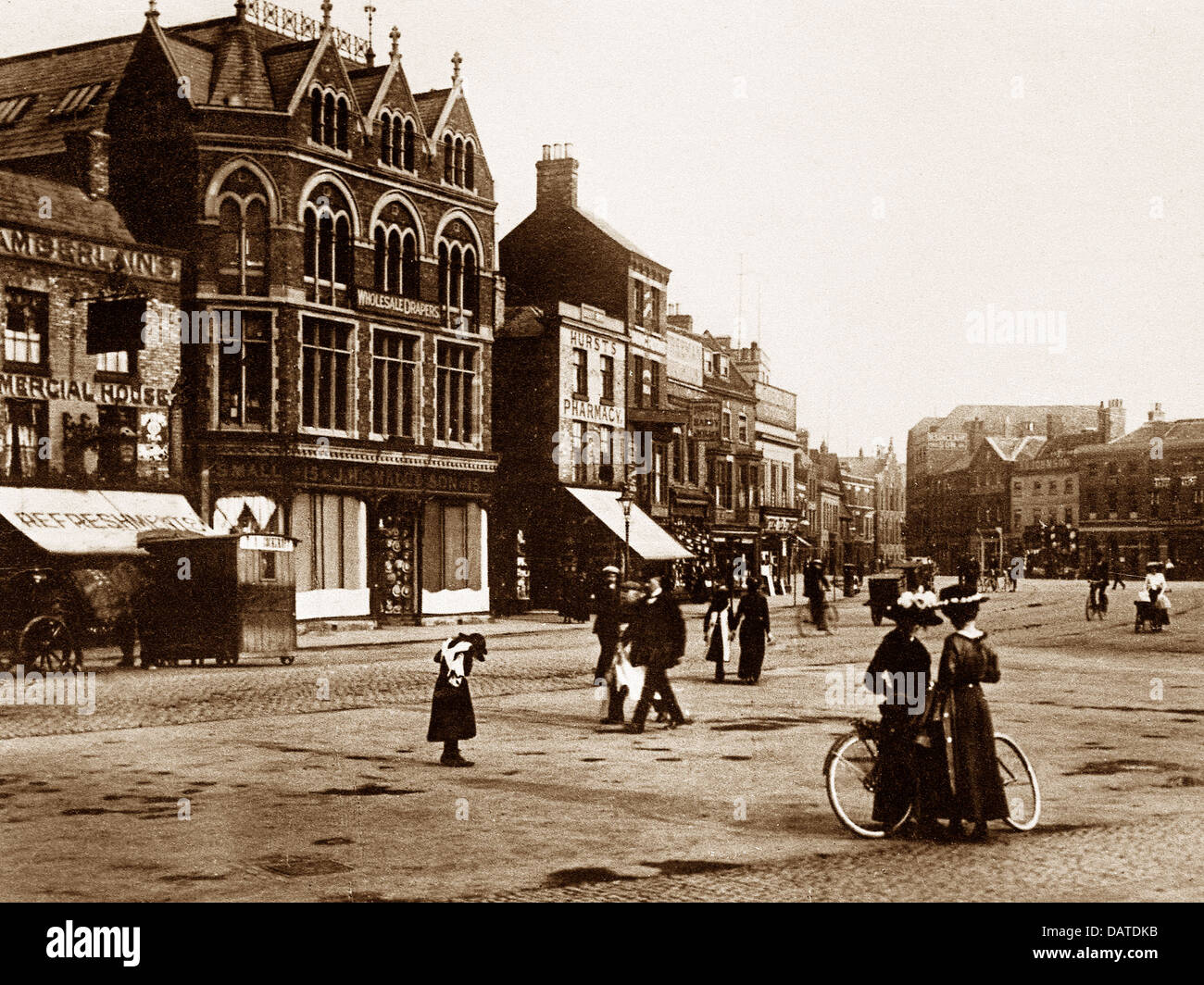 Boston Market Place early 1900s Stock Photo - Alamy