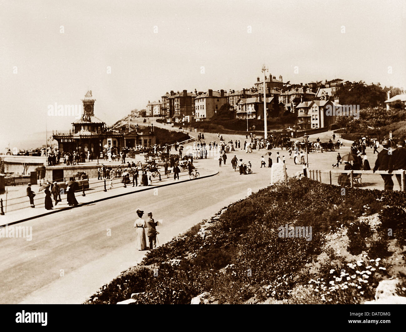 Bournemouth The Promenade Victorian period Stock Photo - Alamy Bournemouth The Promenade Victorian period Stock Photo - Alamy