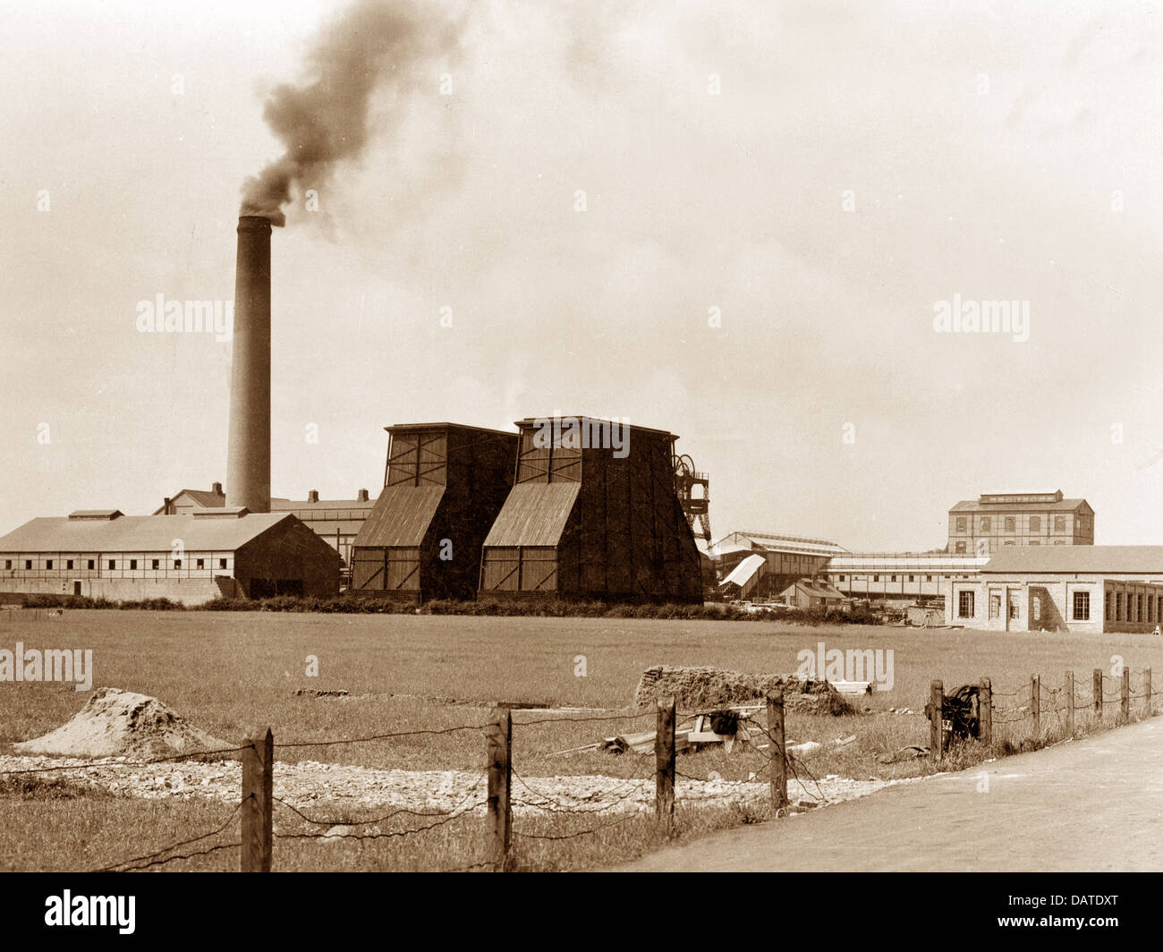 Firbeck Colliery early 1900s Stock Photo - Alamy