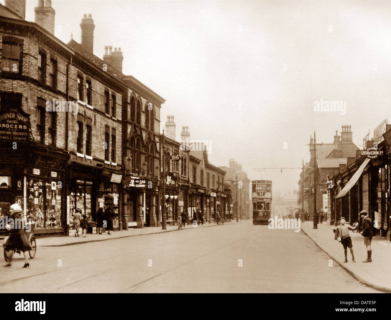 Withington Wilmslow Road early 1900s Stock Photo - Alamy