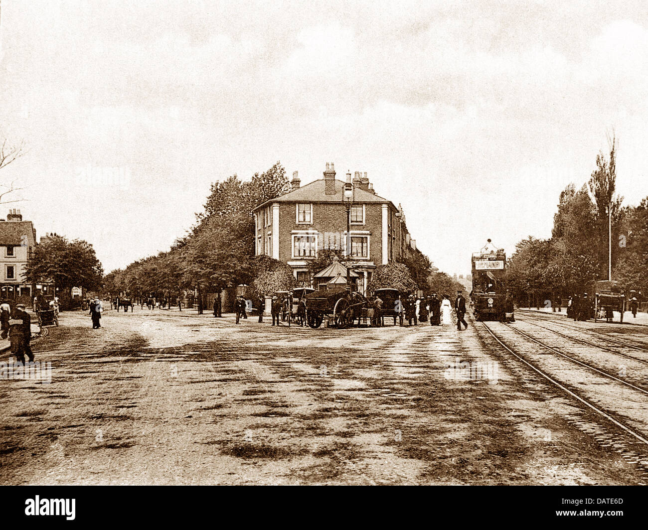 Wolverhampton Chapel Ash early 1900s Stock Photo - Alamy