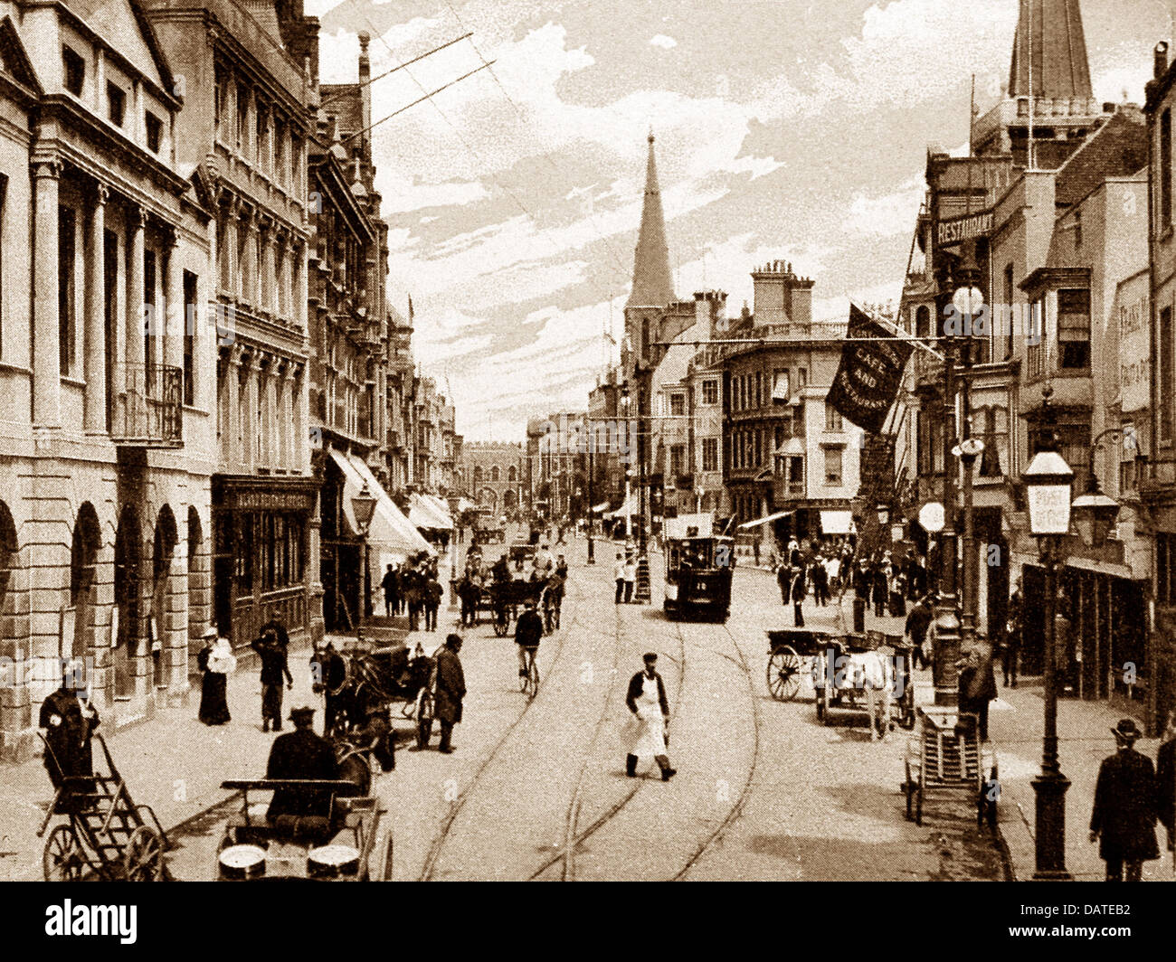 Southampton High Street early 1900s Stock Photo - Alamy