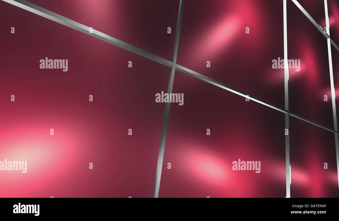 High tech red 3D render Stock Photo - Alamy