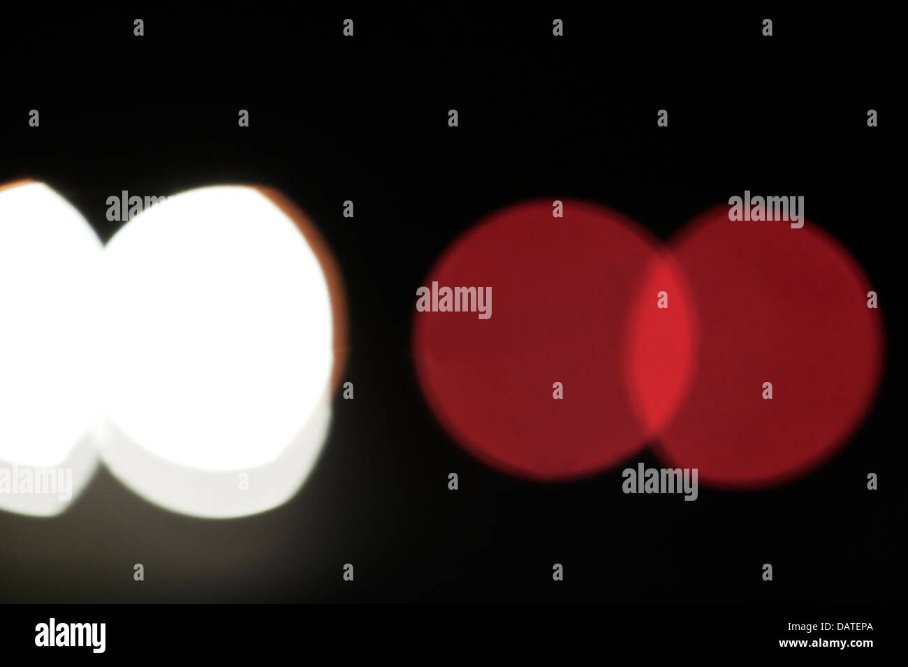 Red and white lights Stock Photo - Alamy